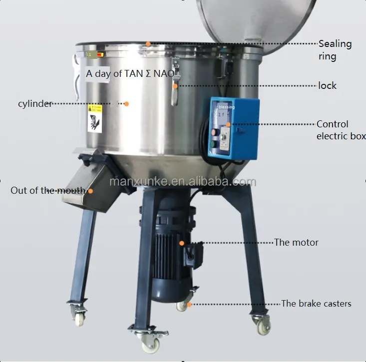 Dry Wet Powder Granules Vertical Mixer - Buy Dry Power Mixer powder ...