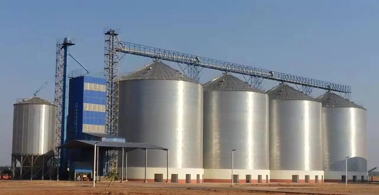 50 Ton Grain Storage Silo - Stainless Steel Rice Storage Container for ...