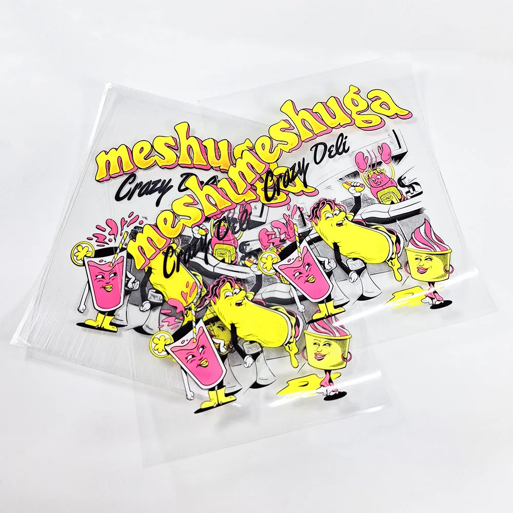 Personalized Transparent Vinyl Packaging Sticker Color Transparent ...