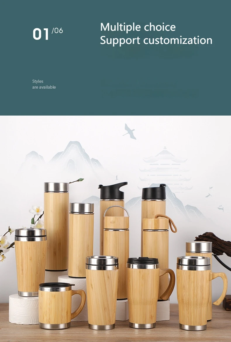 Custom Logo Water Mug Cups - Eco-Friendly Stainless Steel