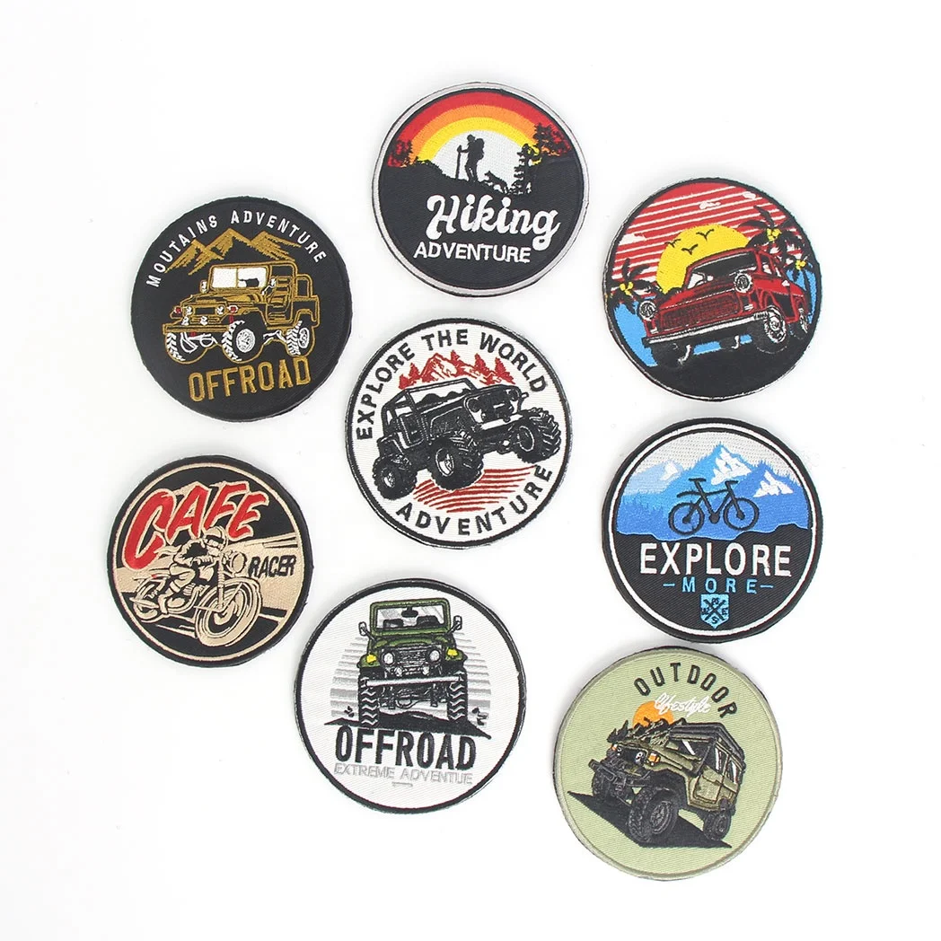 Outdoor Off-road Vehicle Magic Sticker Patch, Cool Backpack Accessory ...