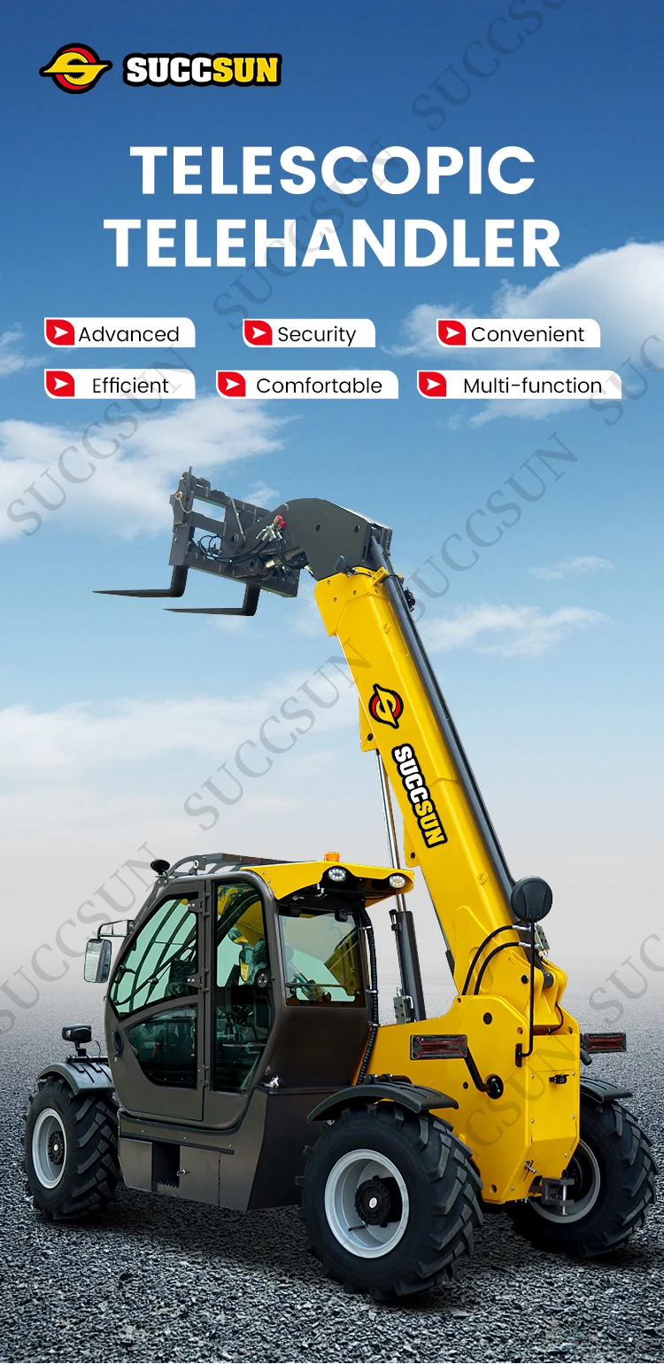 Telehandler Forklift 3.5 Ton 4 Ton 6 Ton Telescopic Handlers Forklifts ...