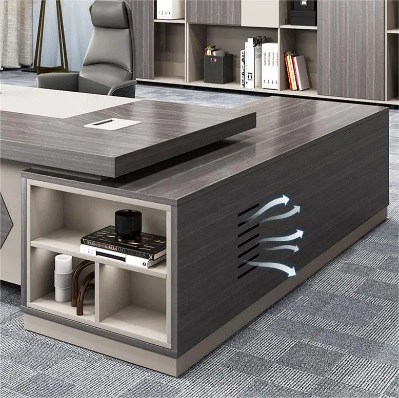 Luxury Modern Wooden Boss Office Table Design Office Table Executive ...