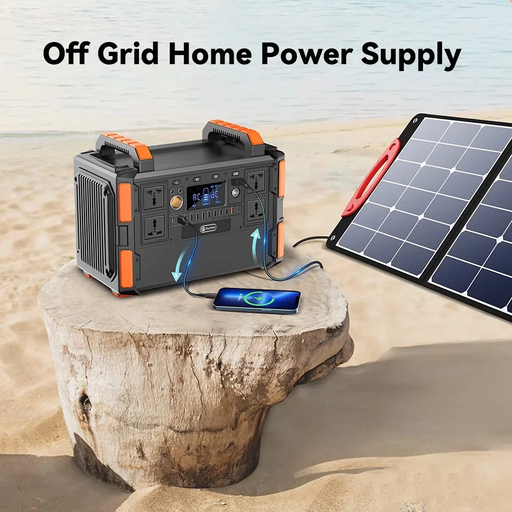 Outdoor Portable Power Station Generator With Solar - Buy Generator ...