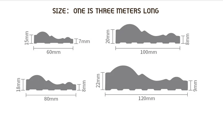 Modern Design Upvc Profile Tile Trim Wall Decoration Materials For ...