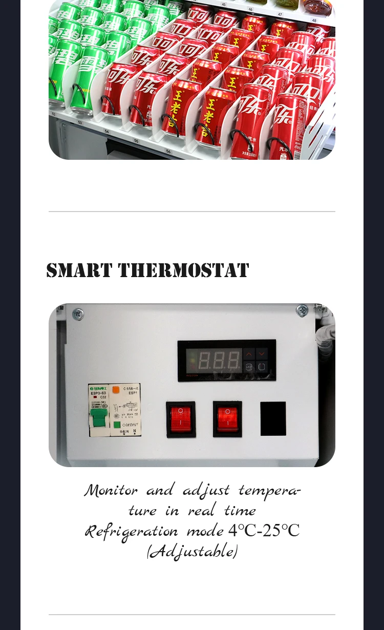 DKM High Tech Vending Machine - Food & Drink Combo