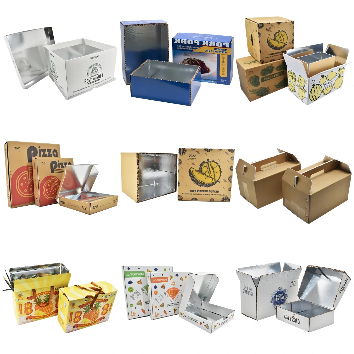 Insulated Food Cooler Packaging - Perfect for Frozen Shipping