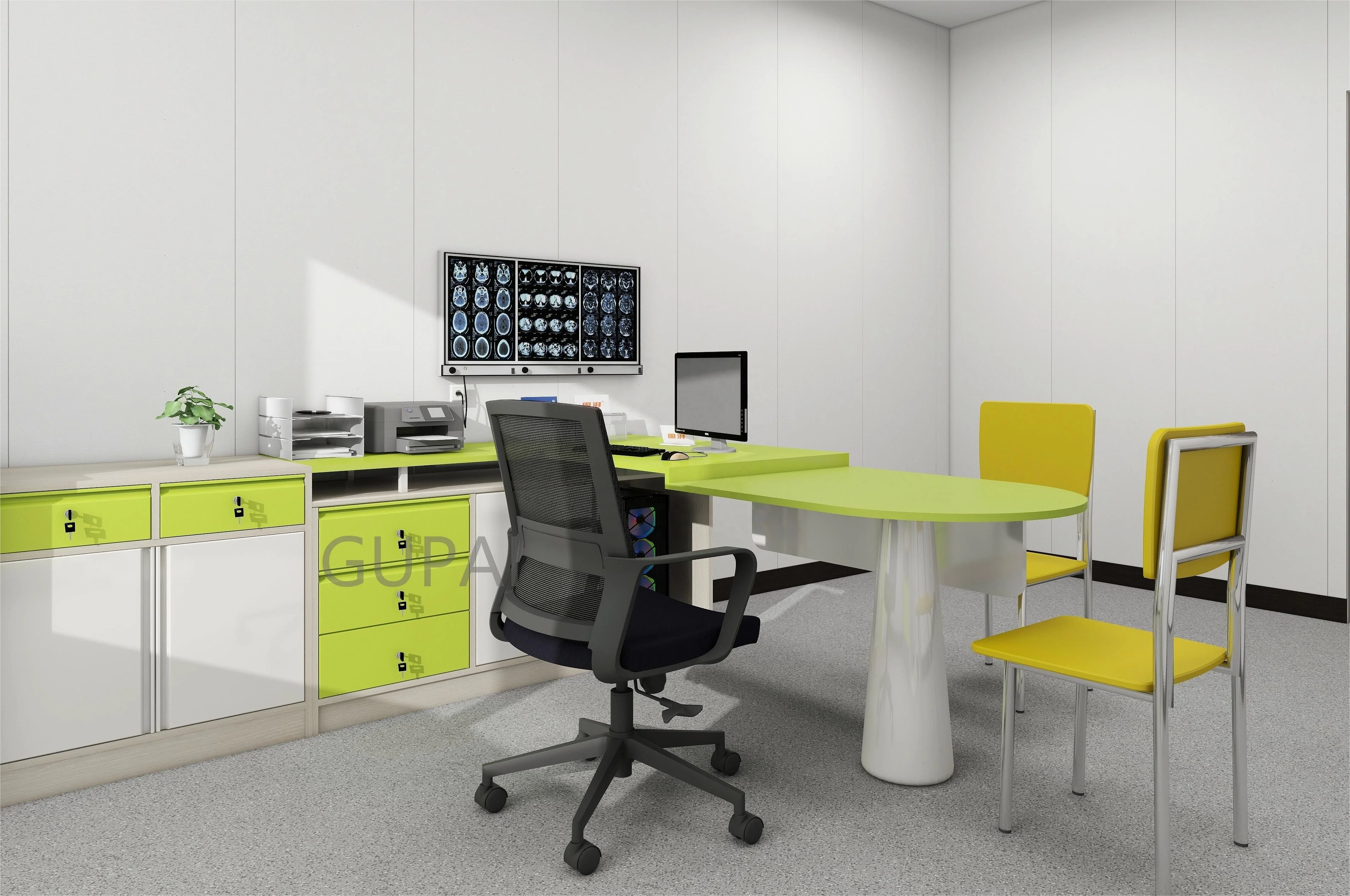 Hospital Cabinet For Consultation And Exam Room Clinic Furniture ...