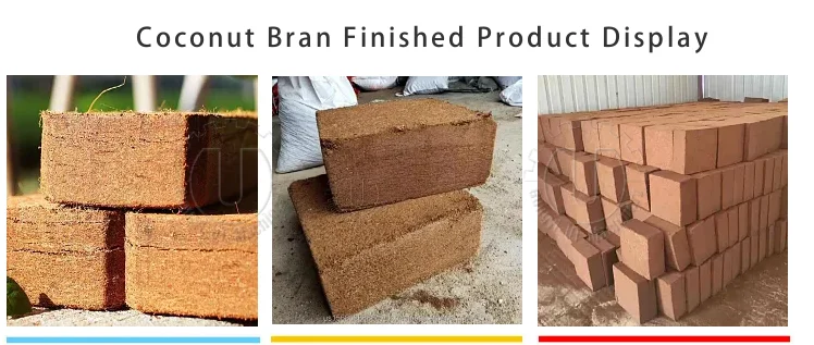 500 Kg/hr Hydraulic Coco Peat Block Making Machine