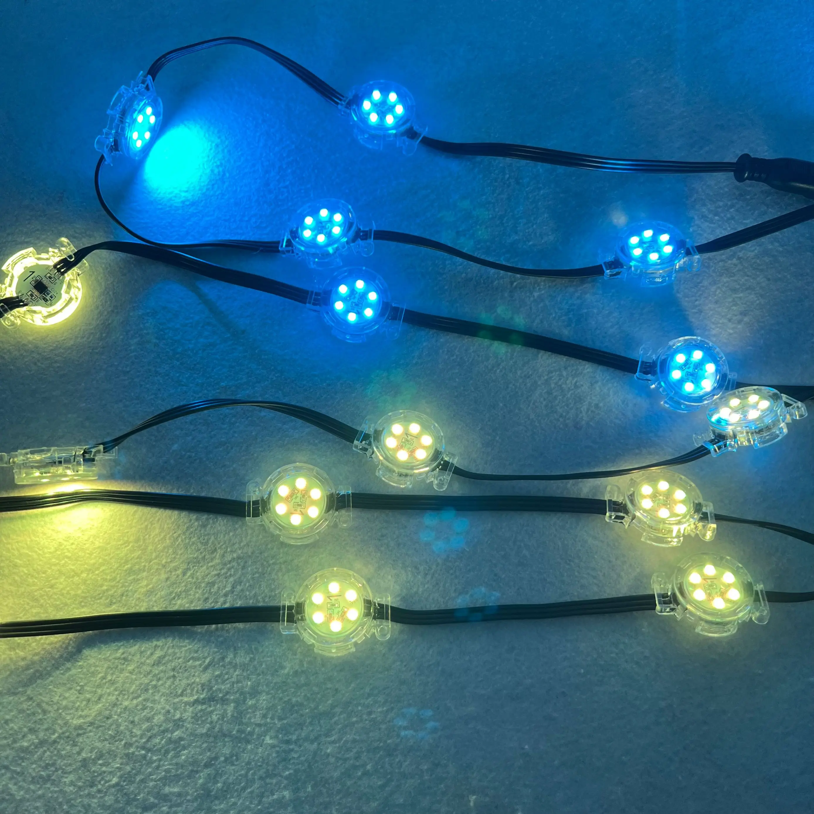 LD-WS2811 LED Pixel Module, 24V RGB, IP68 Waterproof, 20 Pixels/String, ODM