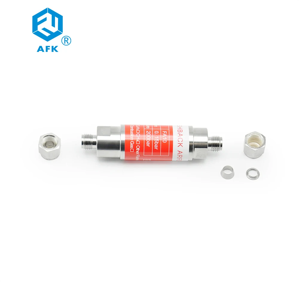 Stainless Steel Ferrule Type High Pressure Gas Flame Arrestor 1/4 Inch