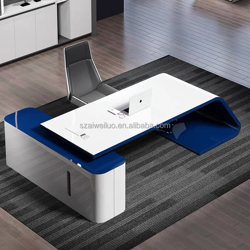 New Design Wholesale Oem Office Desk Design Solid Staff Desk With ...