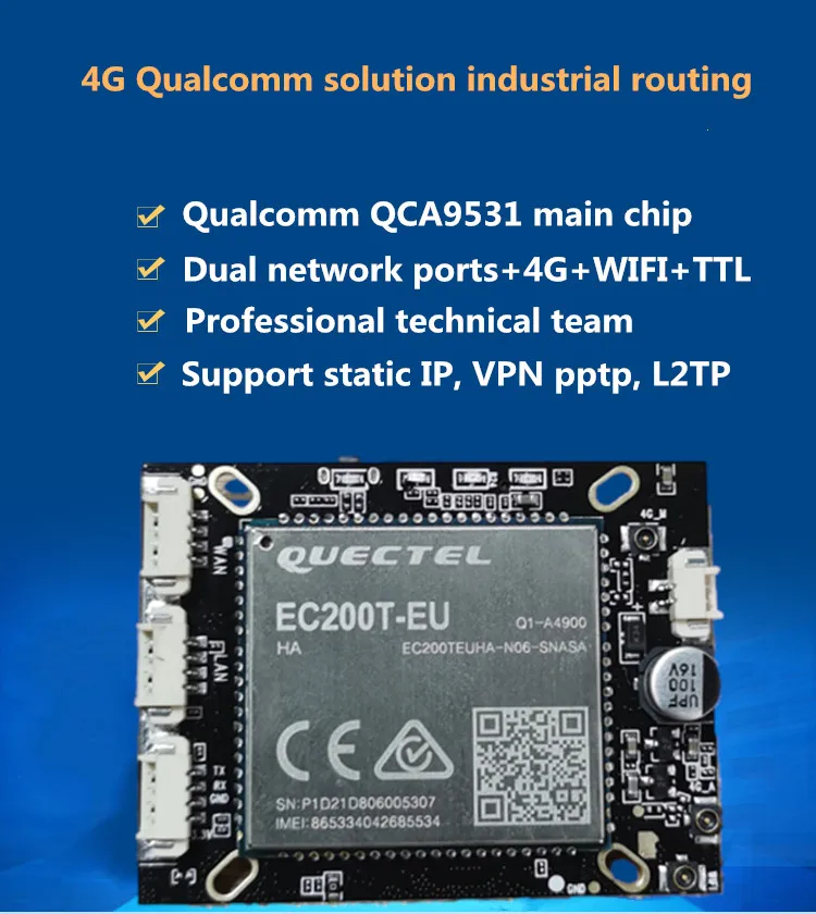 4g Router Pcb 4g Wifi Module Iot Wireless Openwrt Router Module ...