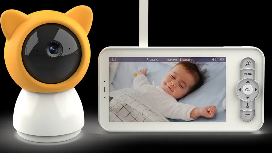 Factory Direct Sales Child Wifi Wireless Cry Monitoring 5 Inch Lcd ...
