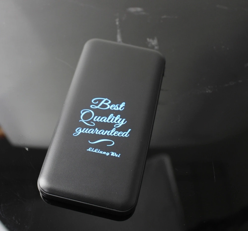 Custom LED Logo Power Bank 5000mah - Fast Charging Portable Battery