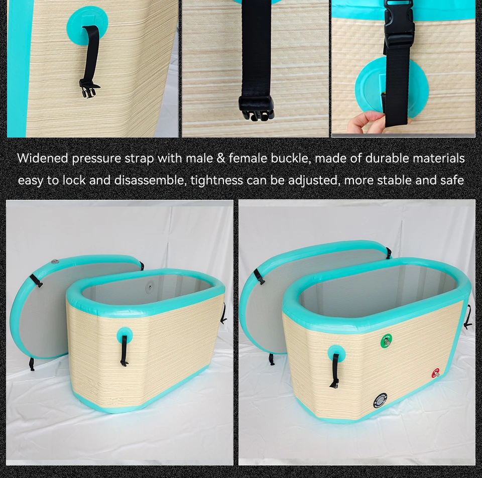 Ice Bath Tub - HI-QGROUP Inflatable Pool for Sport Recovery