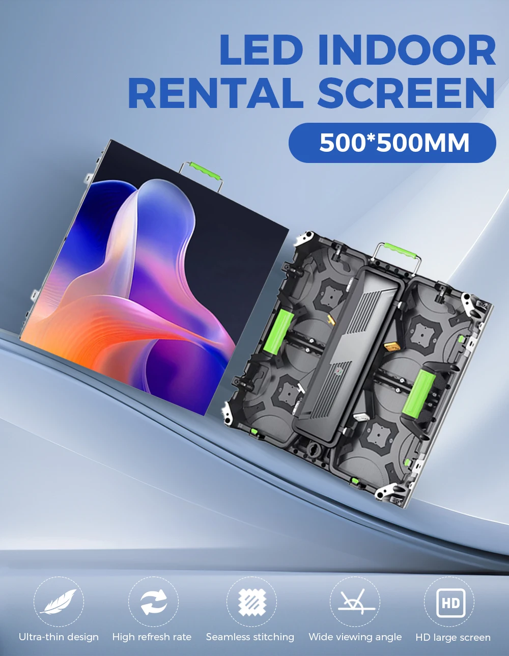 Indoor Rental LED Displays - Movable Video Walls & Screens