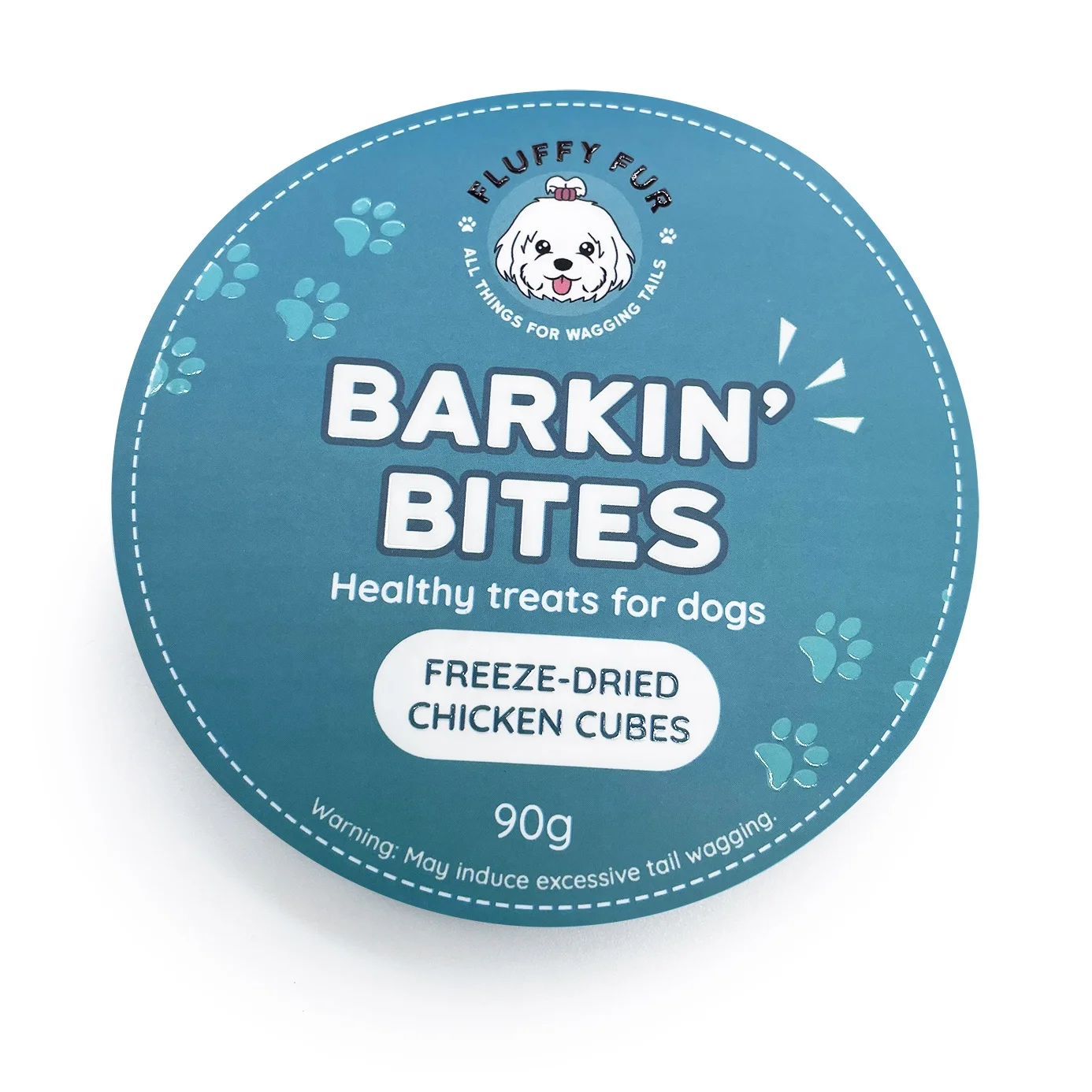 Custom Cmyk Pet Food Jar Matte Lamination Spot Uv Vinyl Label Sticker ...