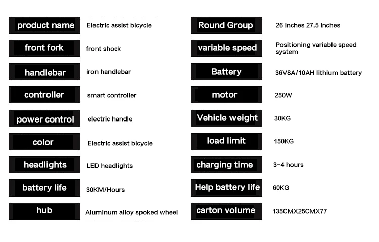FRIKE Electric Bike - 1000w Power, 26inch Frame, 21 Speed