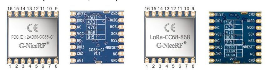 G-NiceRF LLCC68 Ultra-Low Power Lora Module | CE FCC Certified OEM