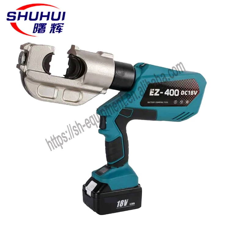 Battery Powered Cable Lug Crimping Tool - Cordless & Efficient