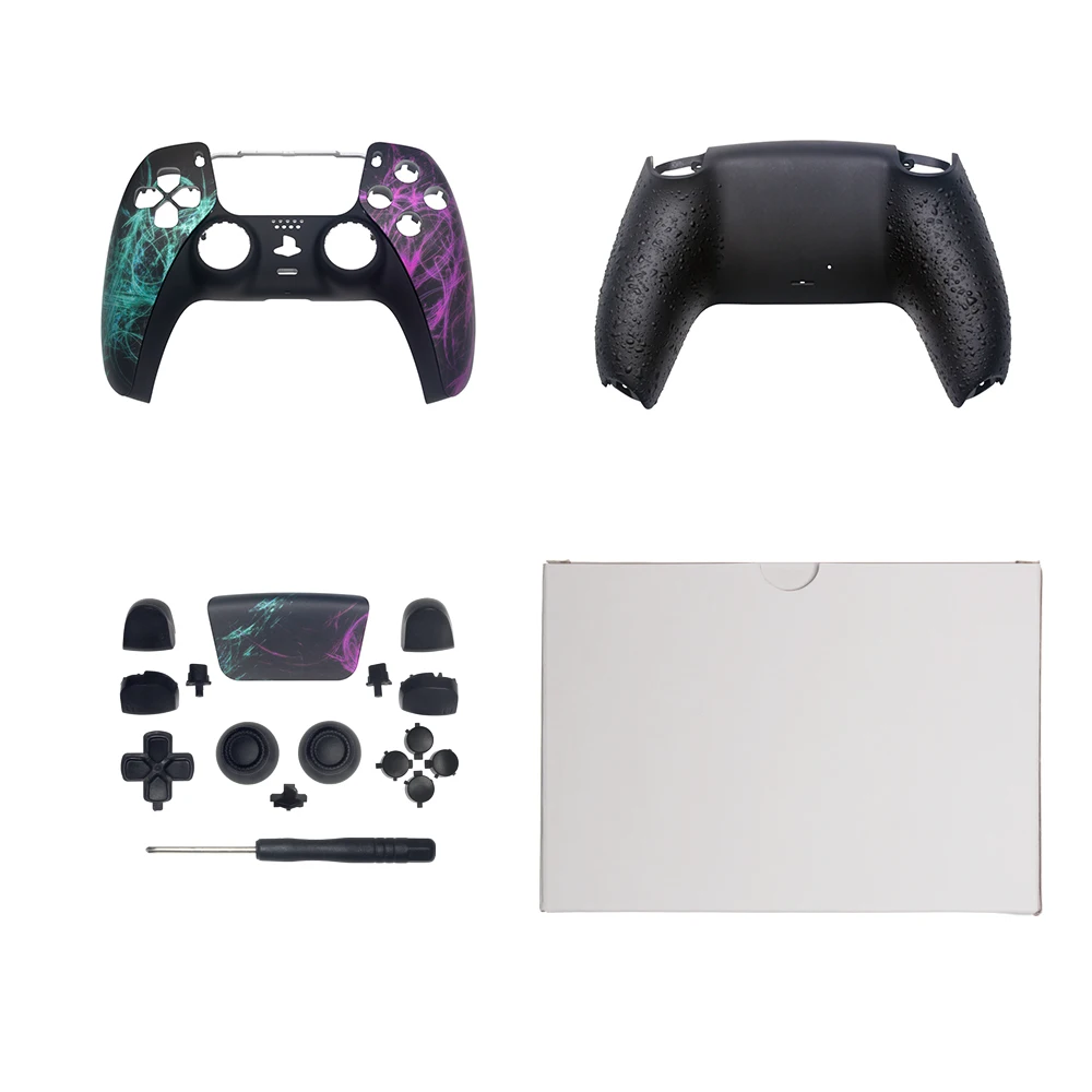 Customized Gaming Gamepad Cover Diy Design Hydro Dipping Controller Front Back Shell For Ps5 ...