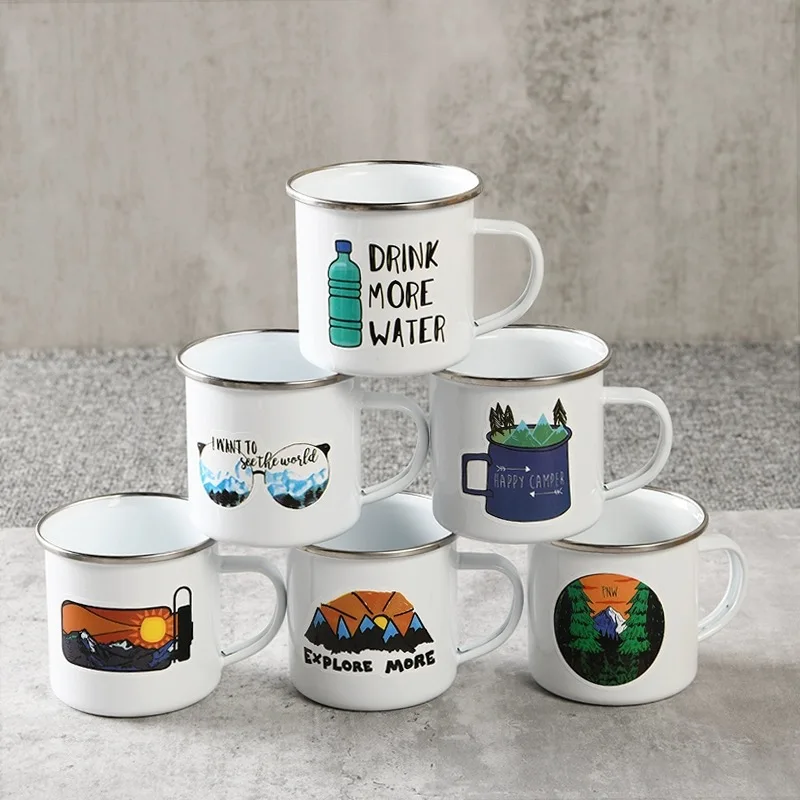 OEM Metal Enamel Mug With Custom Logo Birthday Party Christmas Gift ...