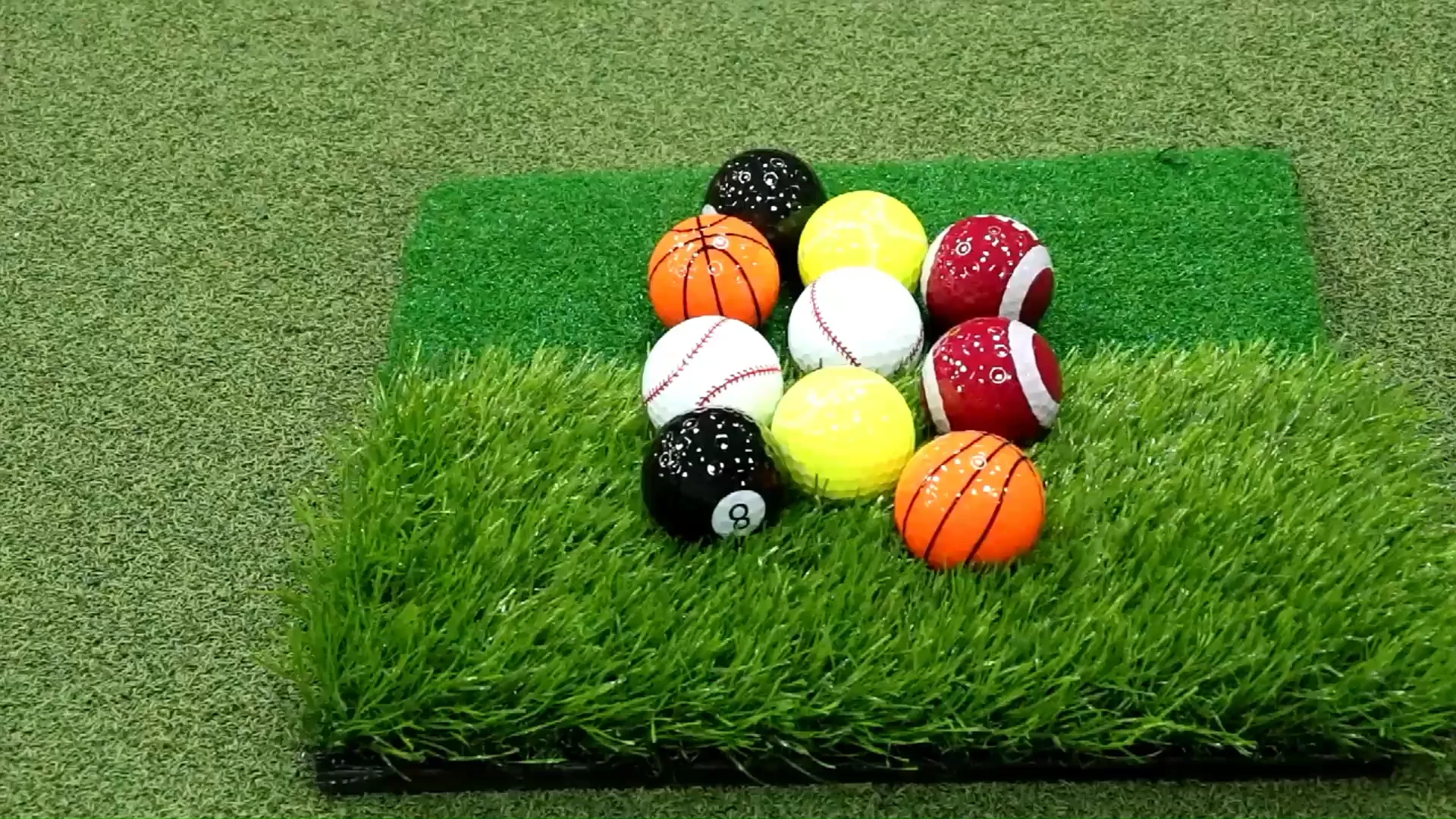 How True Multicolor Golf Chinese Knot Gift Balls Mini Decorative ...
