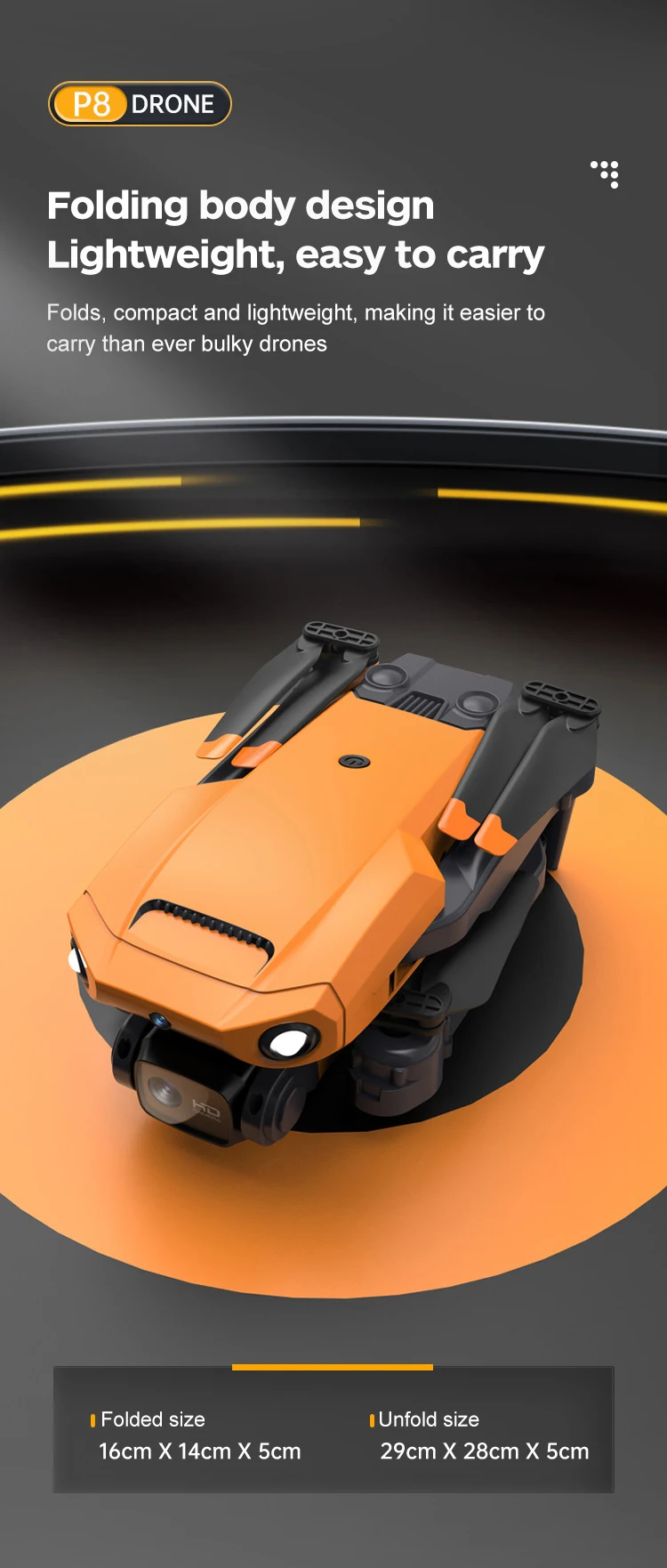 P8 Drone 8k With Esc Hd Dual Camera 4k 5g Wifi Fpv 360 Full Obstacle ...