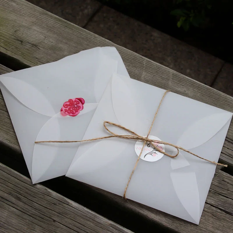 Butter Paper Wedding Invitation Envelope Transparent Tracing Paper ...