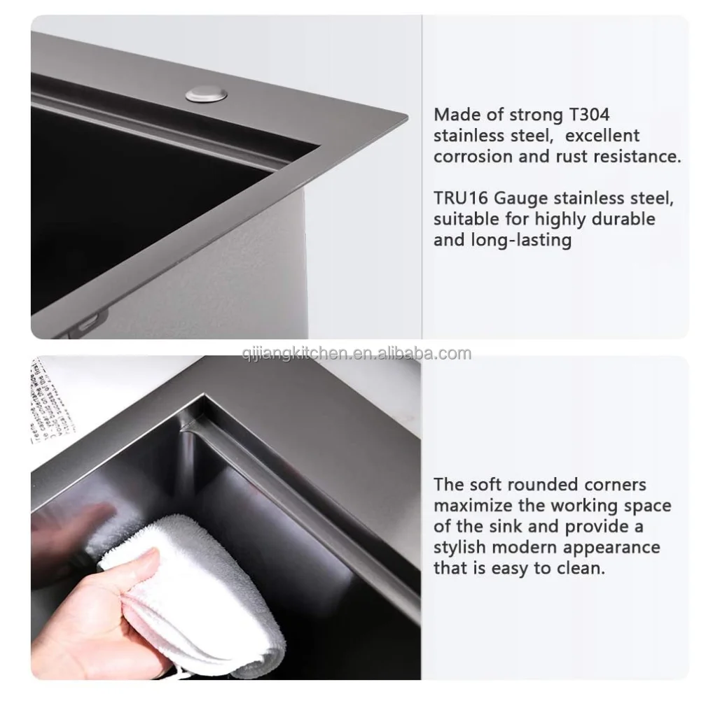 Stepped Kitchen Sink High And Low Step Wash Multi-function Large ...