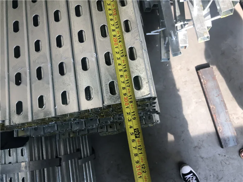 GI Back to Back Unistrut C Channel - Cold Rolled Plain Slotted Strut ...