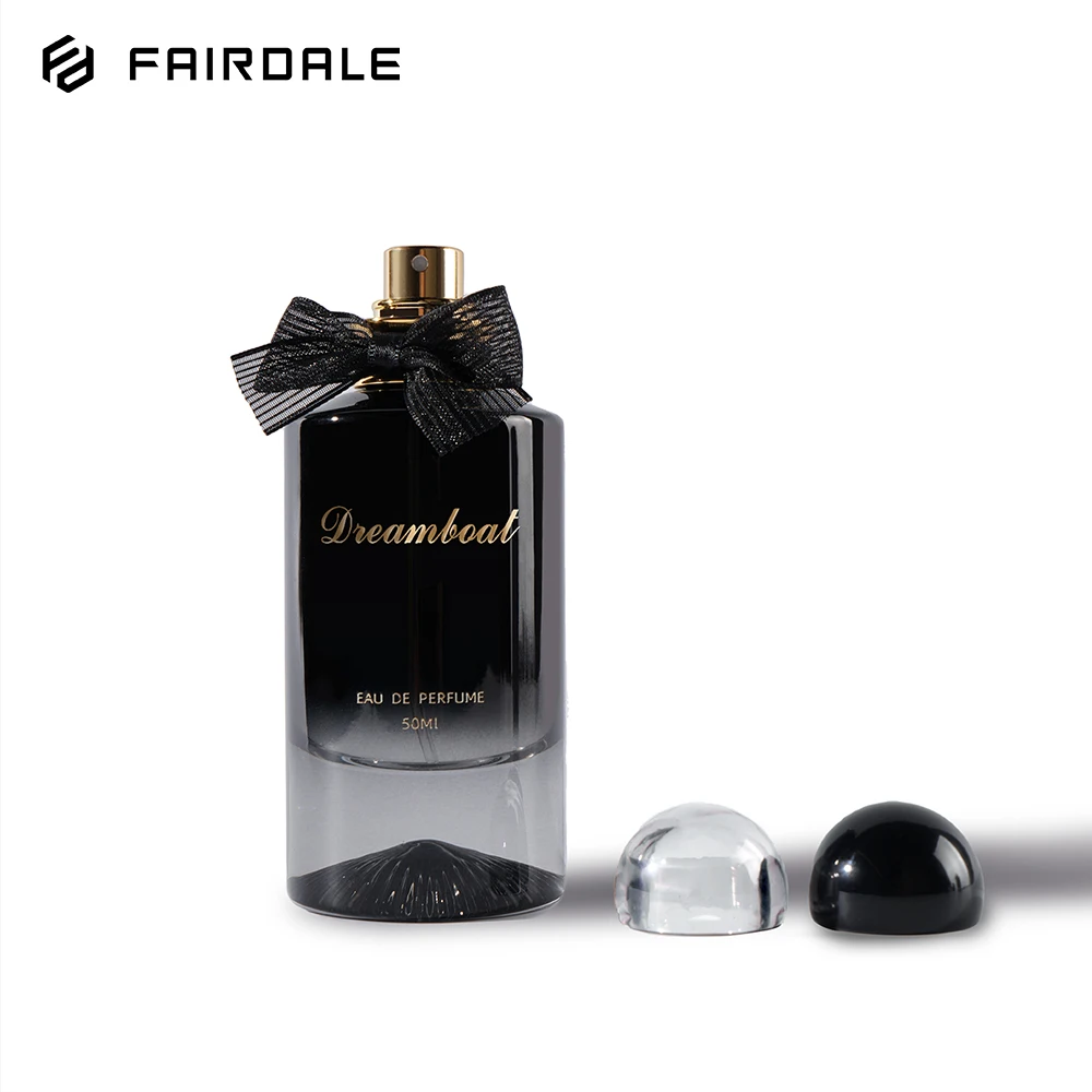 Wholesale Luxury Empty Cylinder Glass Botol Parfum 50ml