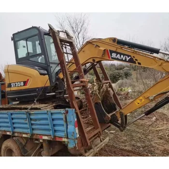 Mini Excavator Sany 35u Track Crawler 3.5 Tons Micro Digger Tractor ...