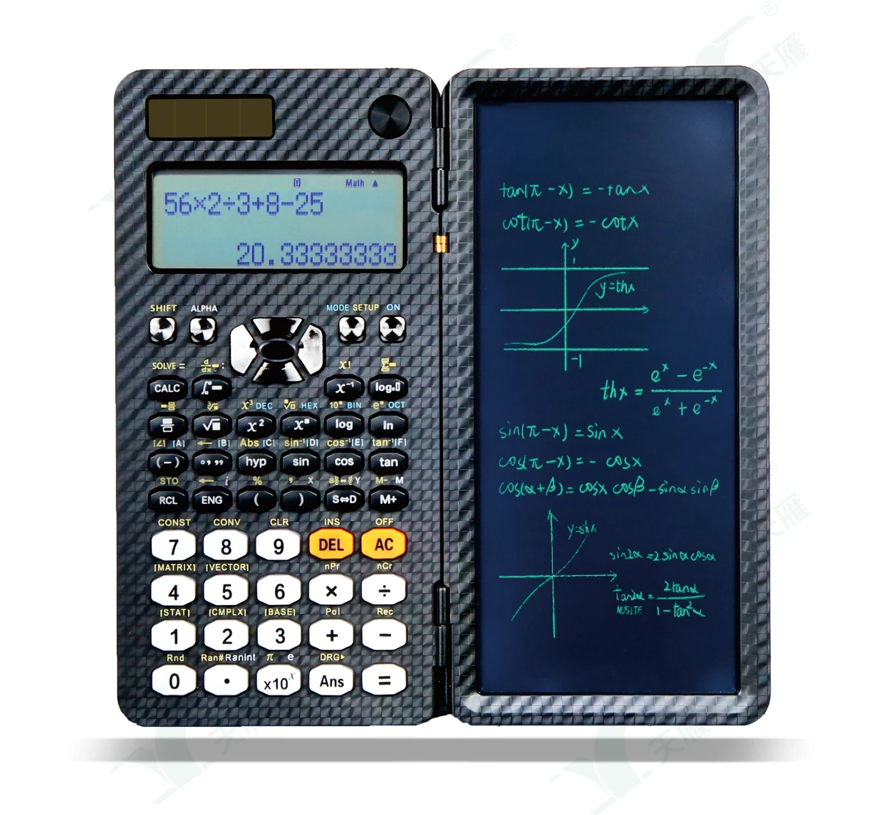 417 Functions Scientific Calculator Writing Tablet Calculator ...