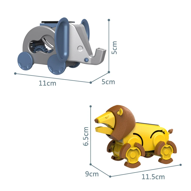 Cheap 2024 Solar Powered Toy Solar Energy Animal Science Diy Puzzle ...