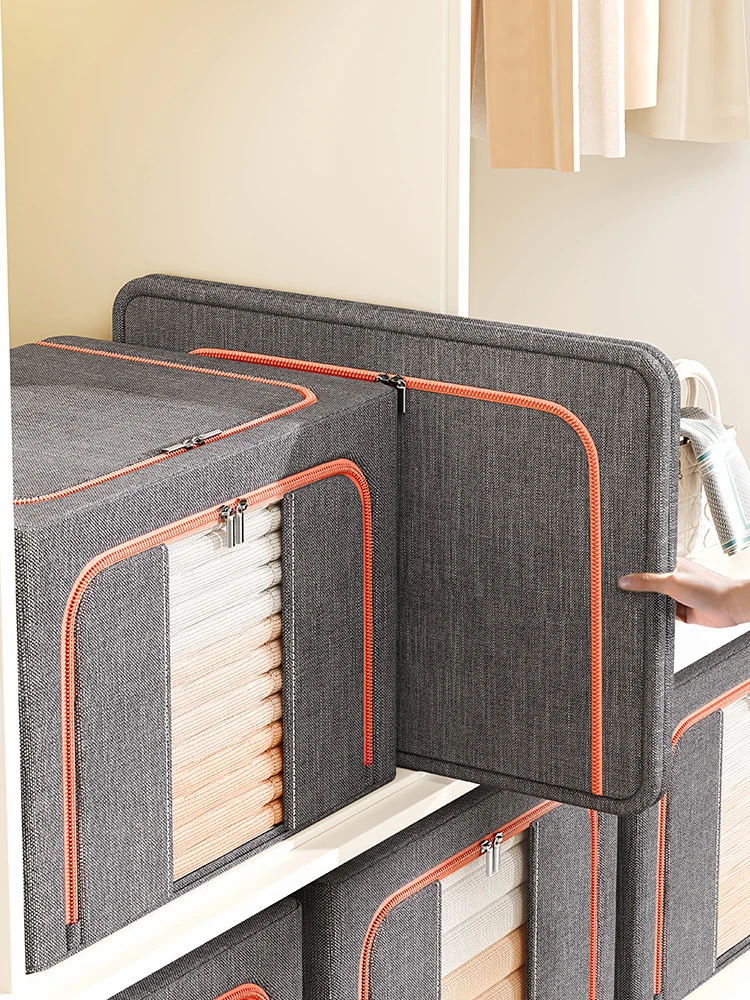 Hot Sale Cloth Fabric Storage Box Collapsible Clothes Storage Box Home ...
