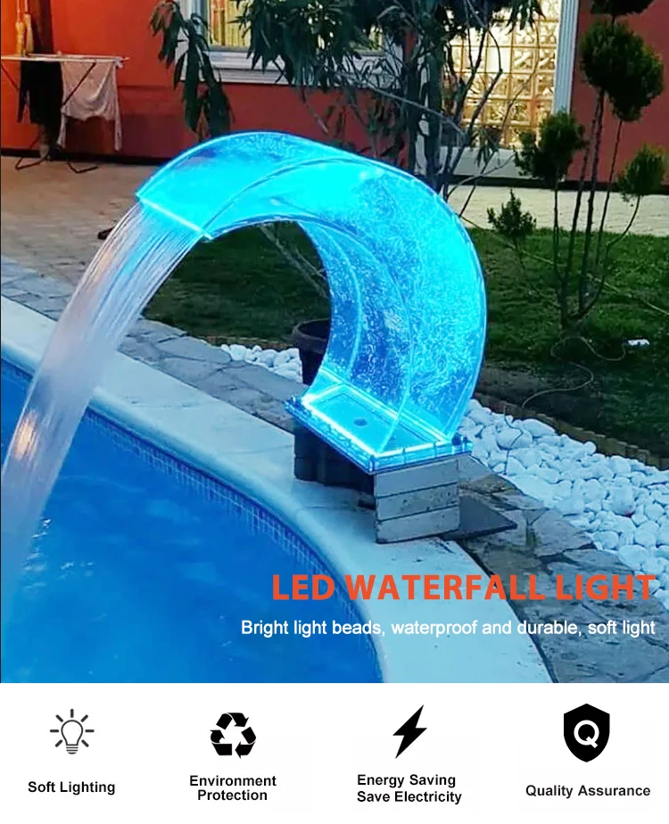 Premium Atmosphere Acrylic Pool Light Garden Fountain Ip65 Waterproof ...