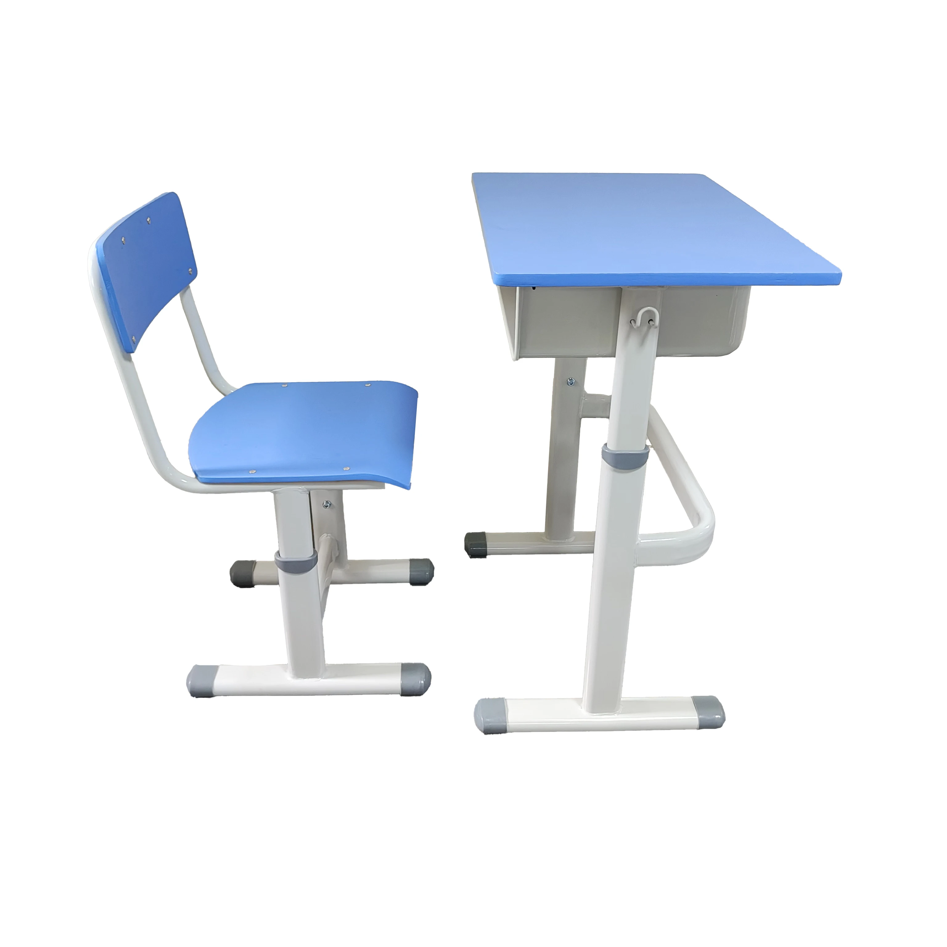 Adjustable Height School Furniture Student Desks And Chairs Height-adjustable Student Desks And ...