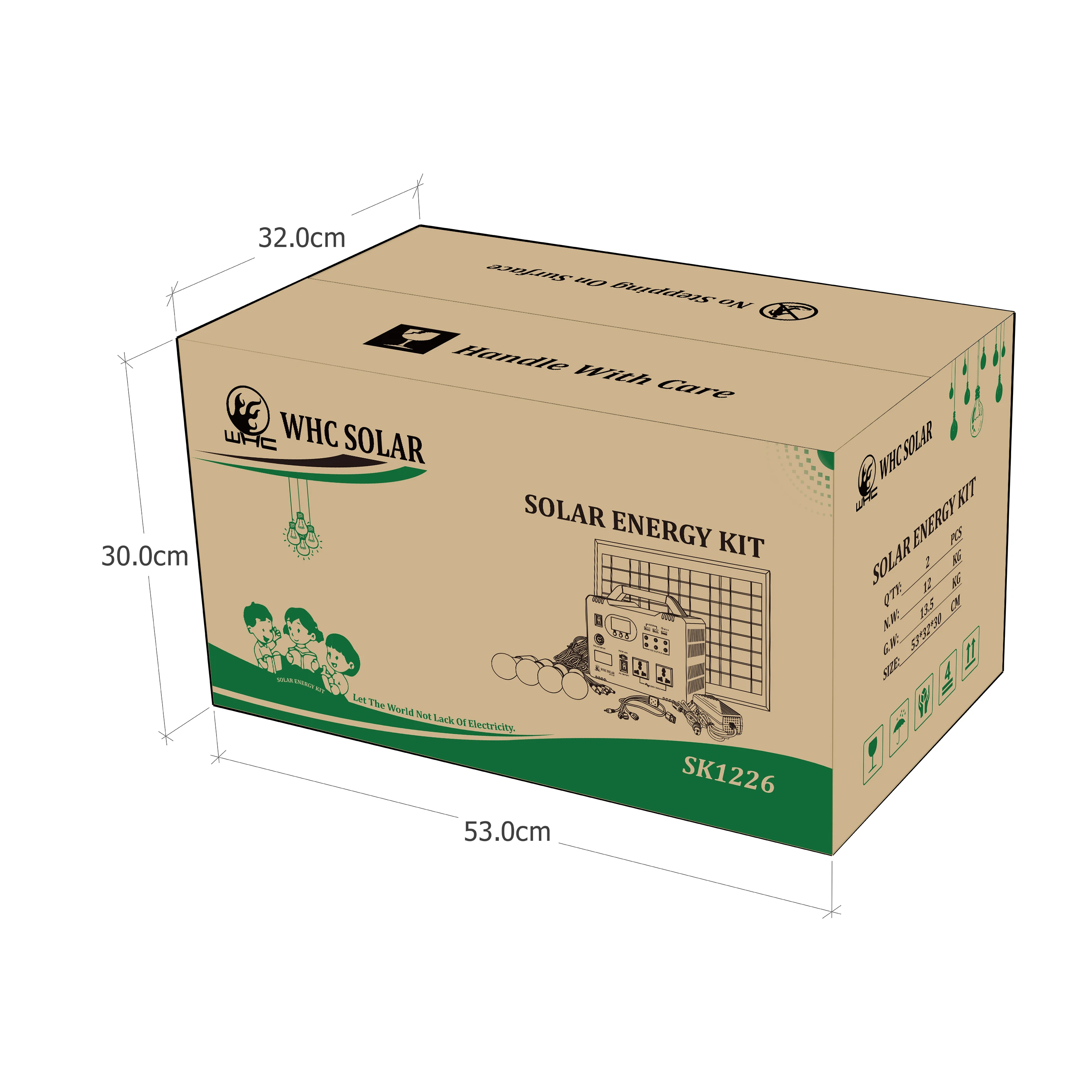 Whc Solar High Efficiency Mini Solar Generator Power Station Home Solar ...