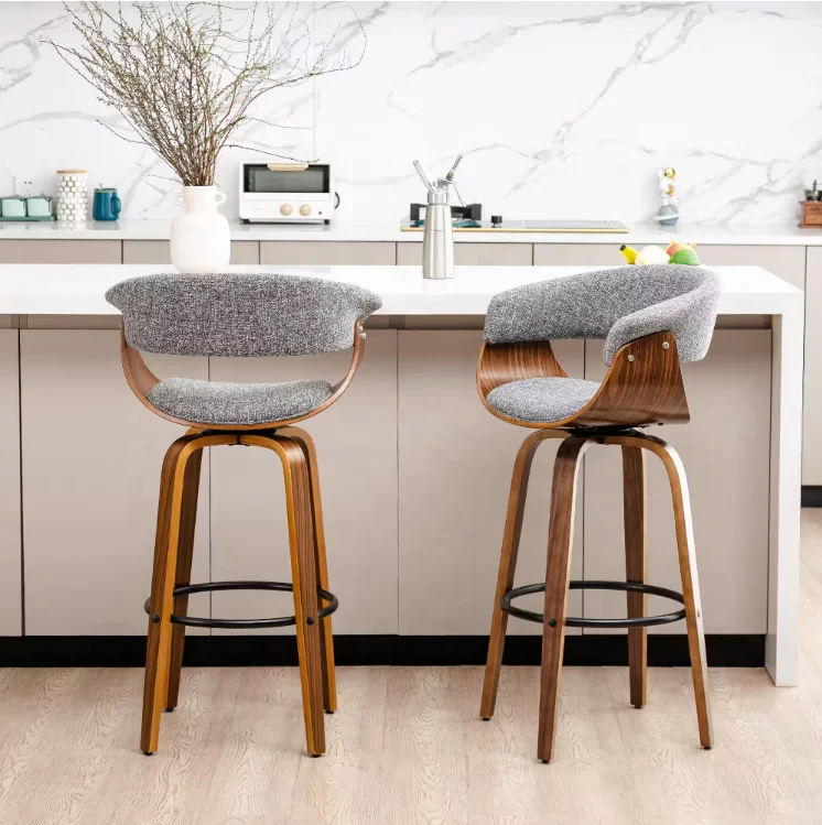 Nordic Luxurious Modern Dining Counter High Bar Kitchen Chairs Luxury ...