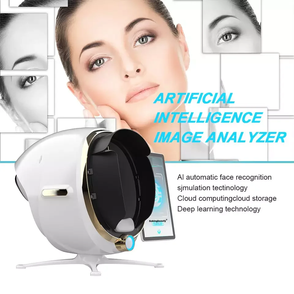 Custom Language Smart Skin Diagnostic Analyzer Facial Skin Scope Uv ...