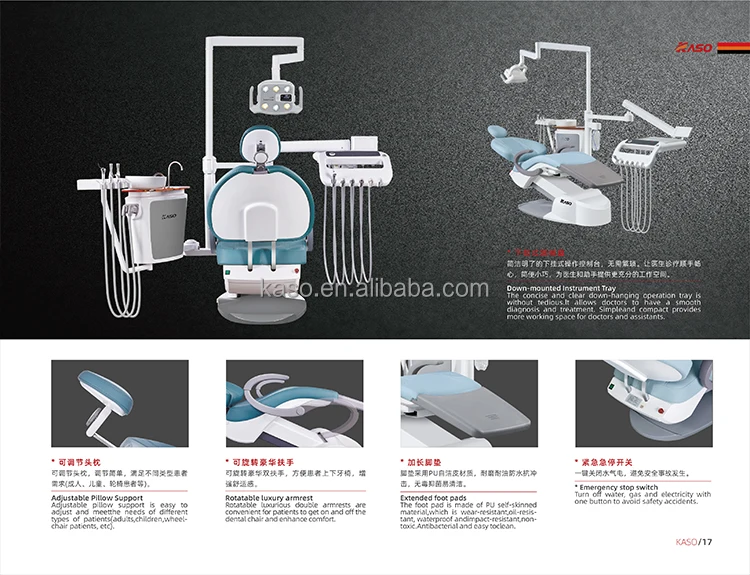 Ce Approved KASO Medical Complete Electric Dental Unit