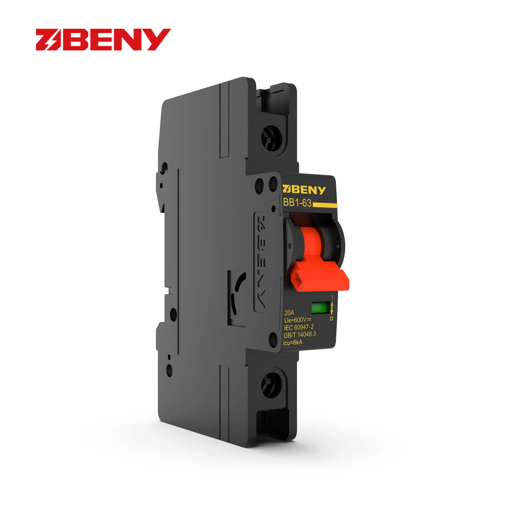 Beny Dc Mcb Ip40 1p 6ka 1-63a 300v 1200v Miniature Circuit Breakers Dc ...