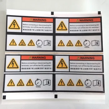 Custom Machinery Safety Warning Sign Labels Strong Glue Adhesive ...