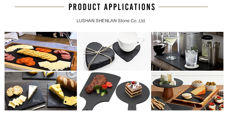 Various Good Quality Slate Stone Cheese Board Set Rectangular Slate ...