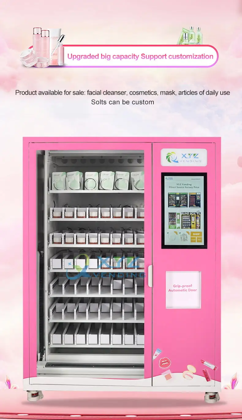 Automatic Cosmetics Vending Machine - Touch Screen Makeup