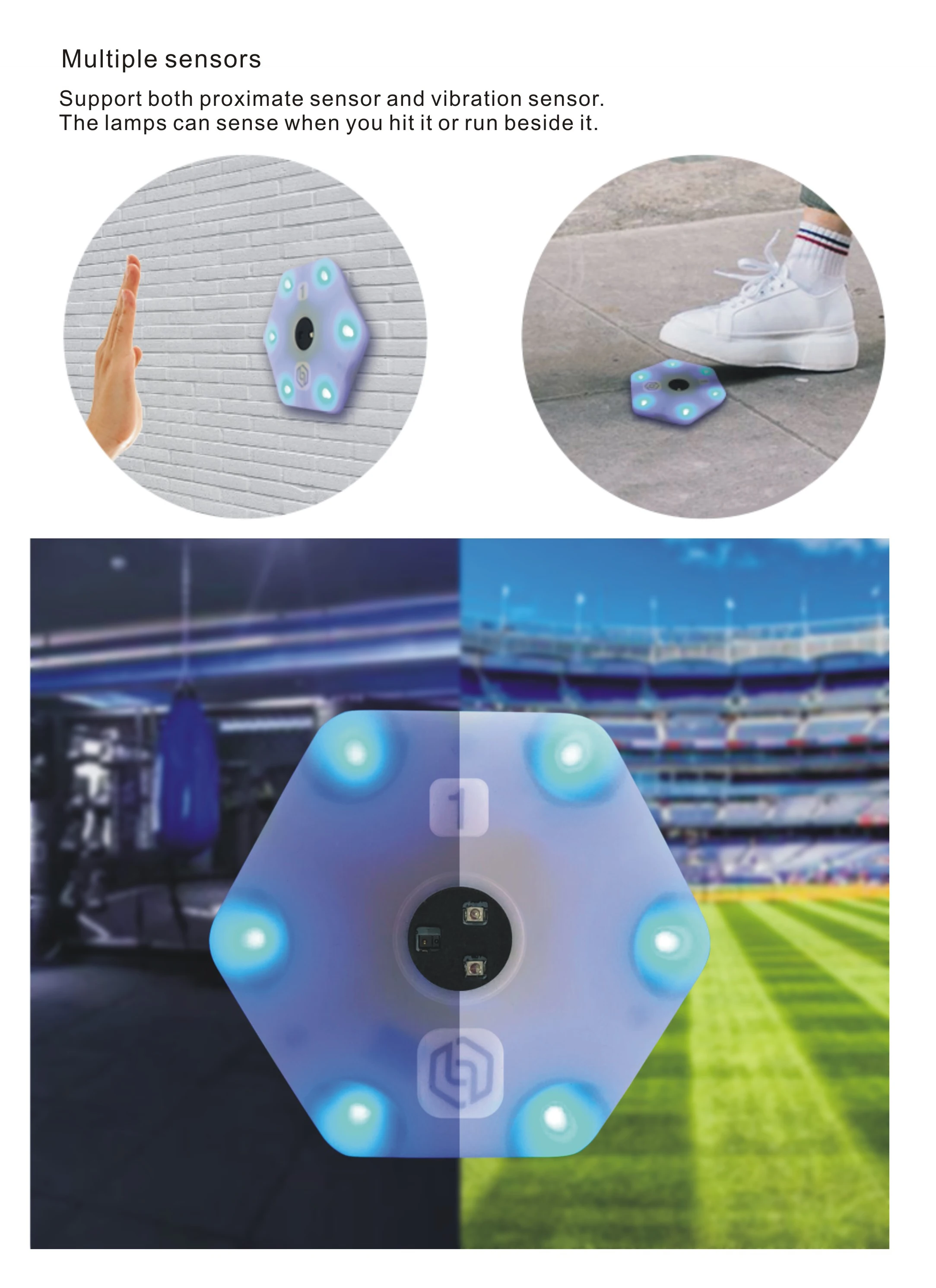 Flash Reflex and Reaction Training LED Light APP Control