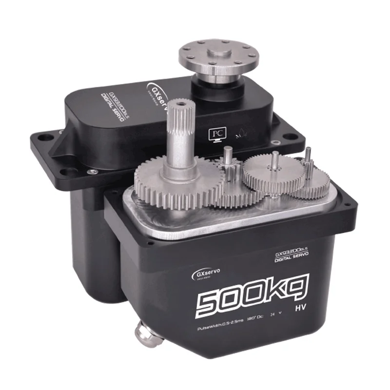 GXservo 500KG Large Torque Angle Brushless 24V Giant Servo 93500BLS ...