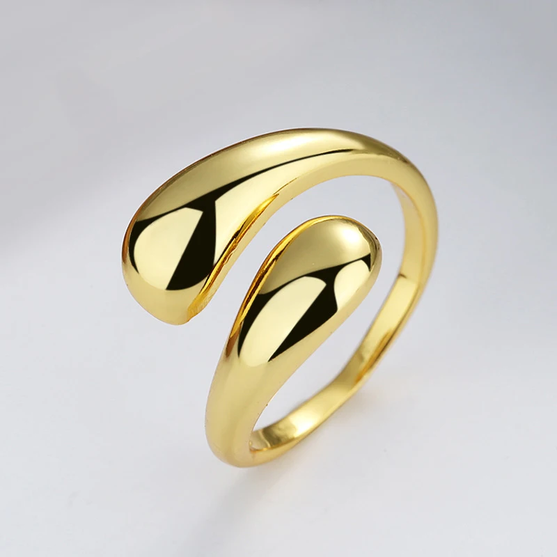 VANA Bold Chunky Hip-Hop Fine 925 Sterling Silver Casual Rings Asymmetric Styles S925 Single ...